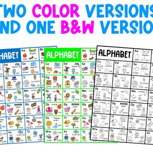 Alphabet Reference Sheet | Alphabet Cheat Sheet Poster | Alphabet ...