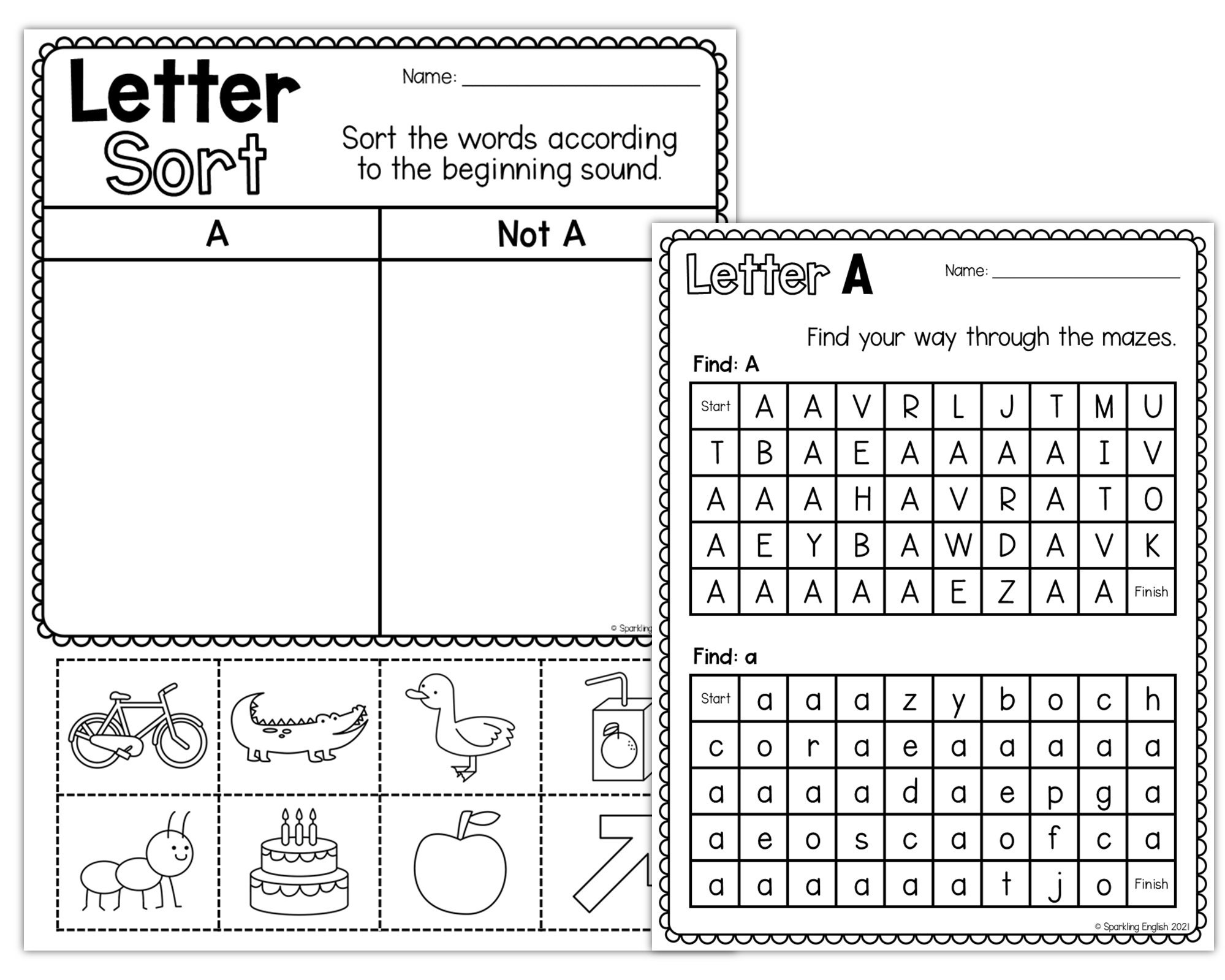 Letter of the Week A to Z Alphabet Curriculum for Pre-k and - Etsy