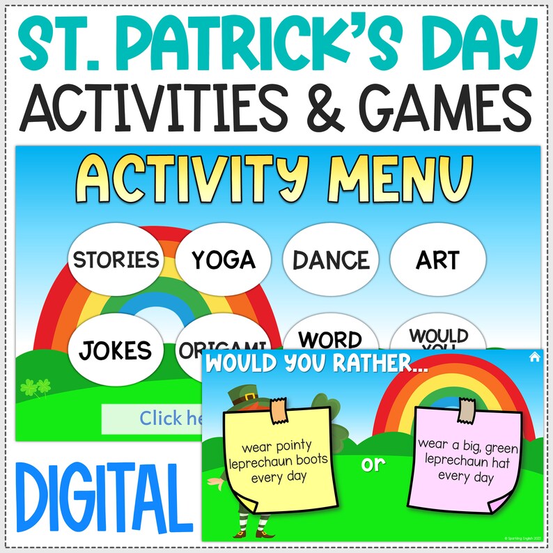Virtual St. Patrick's Day Activities | Virtual St. Patrick's Day Party ...