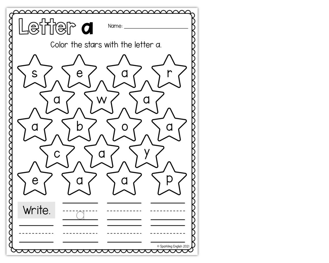 Letter of the Week A to Z Alphabet Curriculum for Pre-k and - Etsy