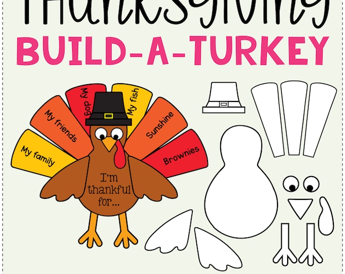 Thankful Turkey Kit - Etsy