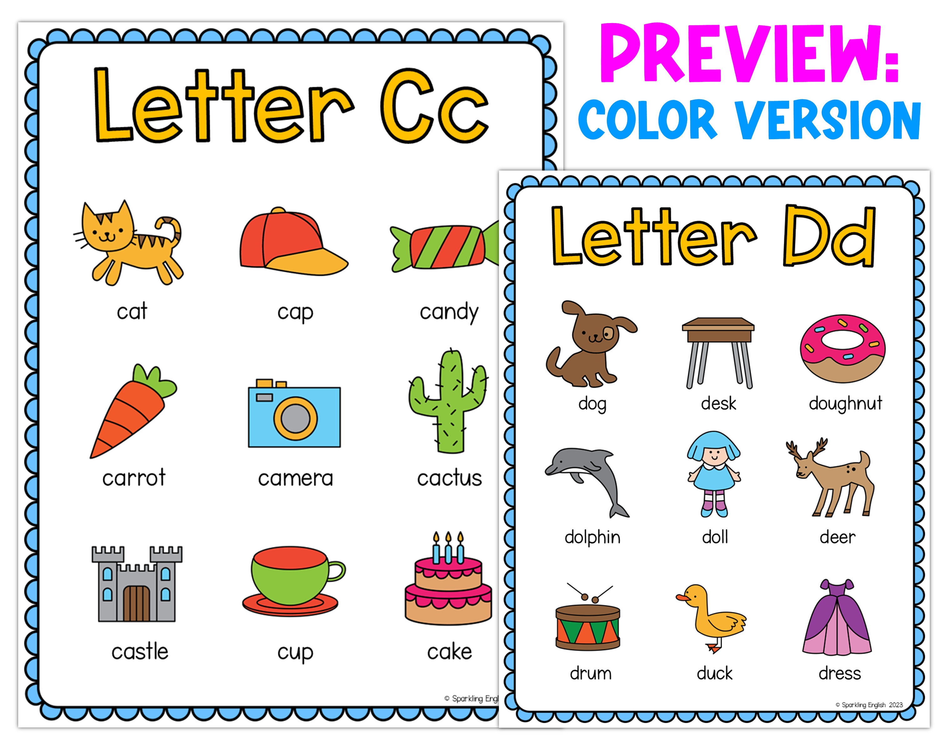 Alphabet Picture Dictionary - Etsy