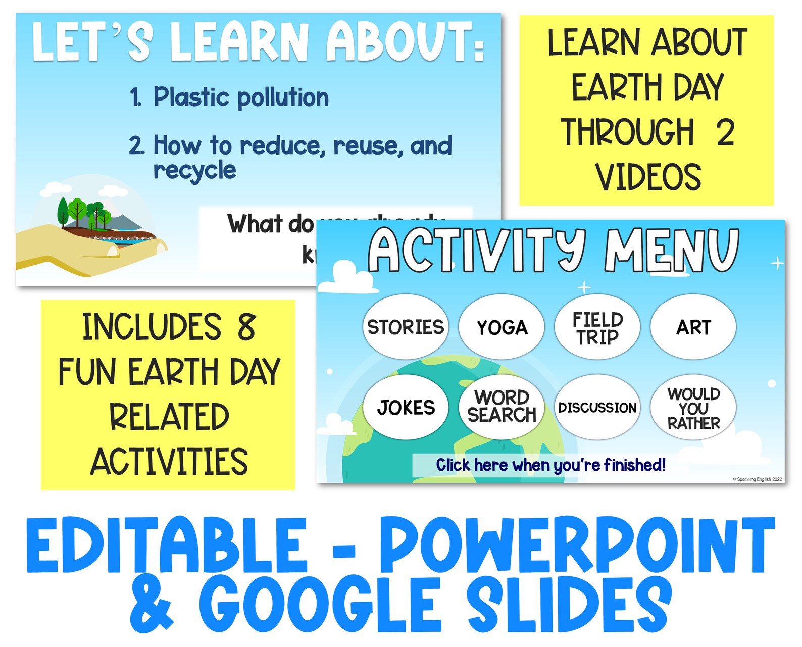 Virtual Earth Day Activities Earth Day Party Digital Earth | Etsy