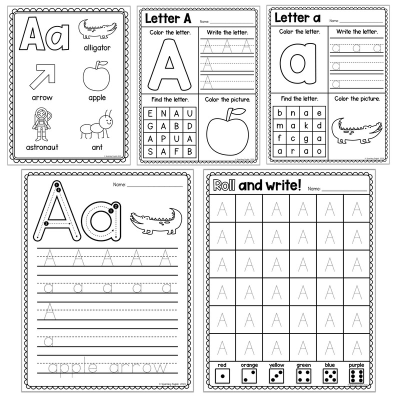 Letter of the Week A to Z | Alphabet Activities for Preschool ...