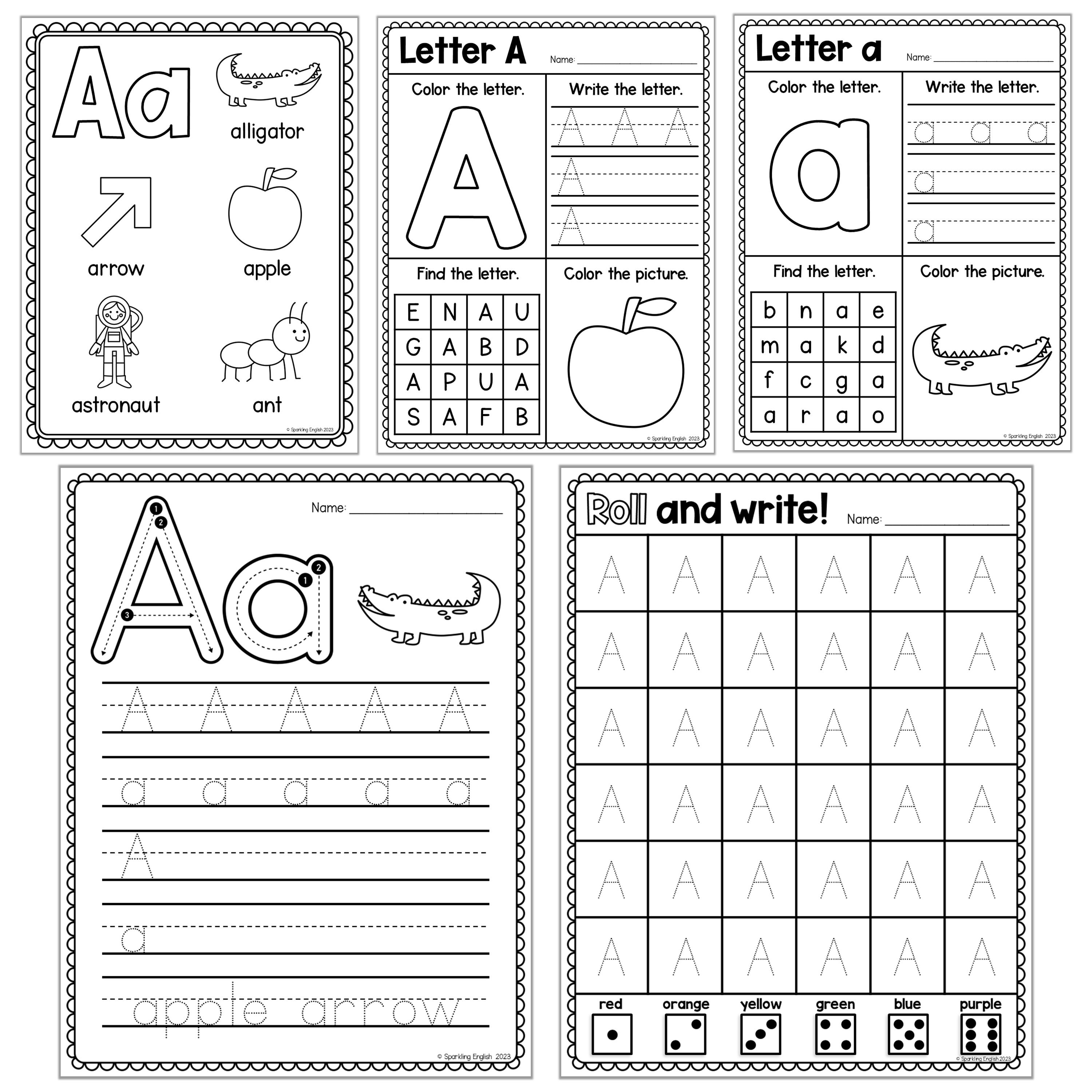 Letter of the Week A to Z | Alphabet Activities for Preschool ...