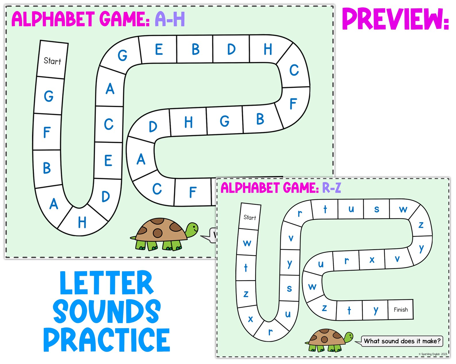 Alphabet Board Games | Printable and Digital Alphabet Activity ...