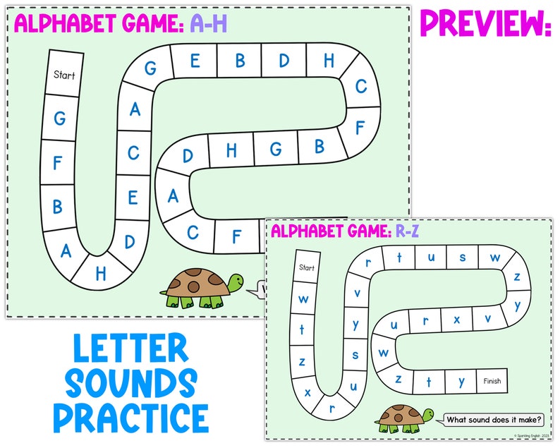Alphabet Board Games | Printable and Digital Alphabet Activity ...