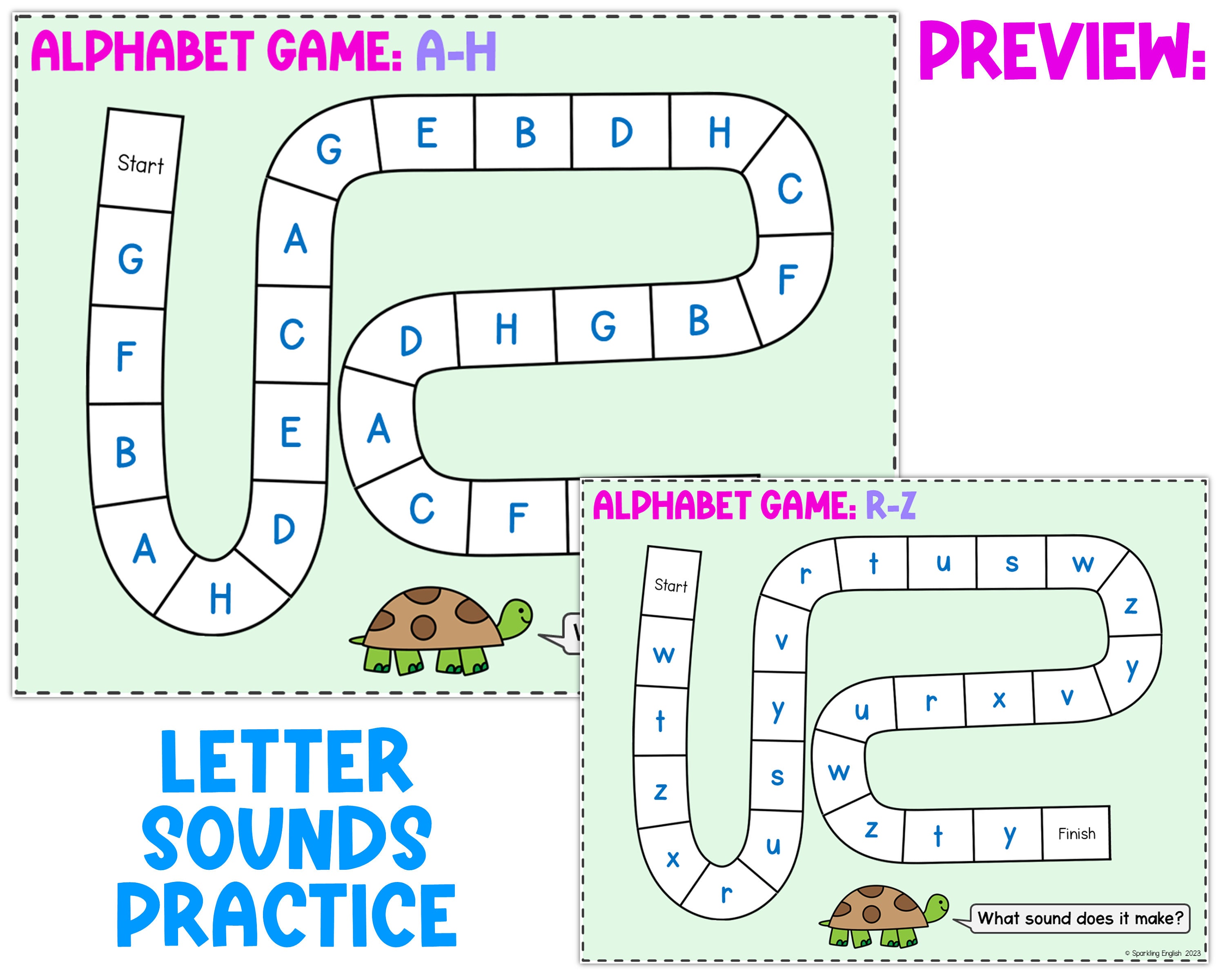 Alphabet Board Games | Printable and Digital Alphabet Activity ...