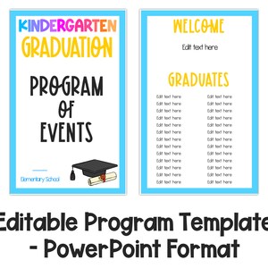 Kindergarten Graduation Ceremony Presentation Invitations - Etsy