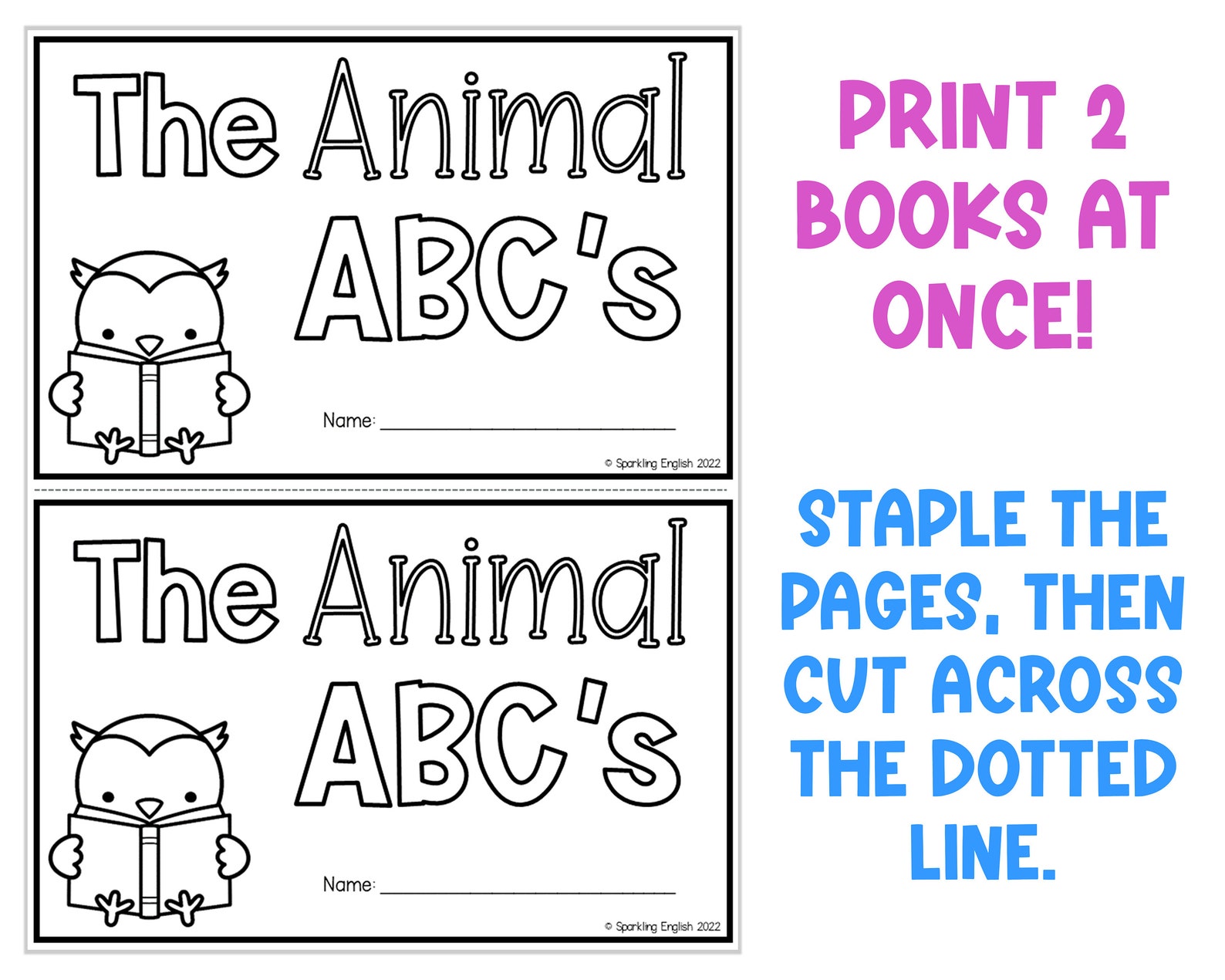 The Animal Abc's - Animal Alphabet Book - Alphabet Handwriting and ...