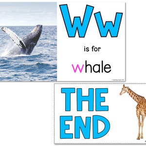 The Animal Abc's Digital Book - Powerpoint and Google Slides Alphabet ...