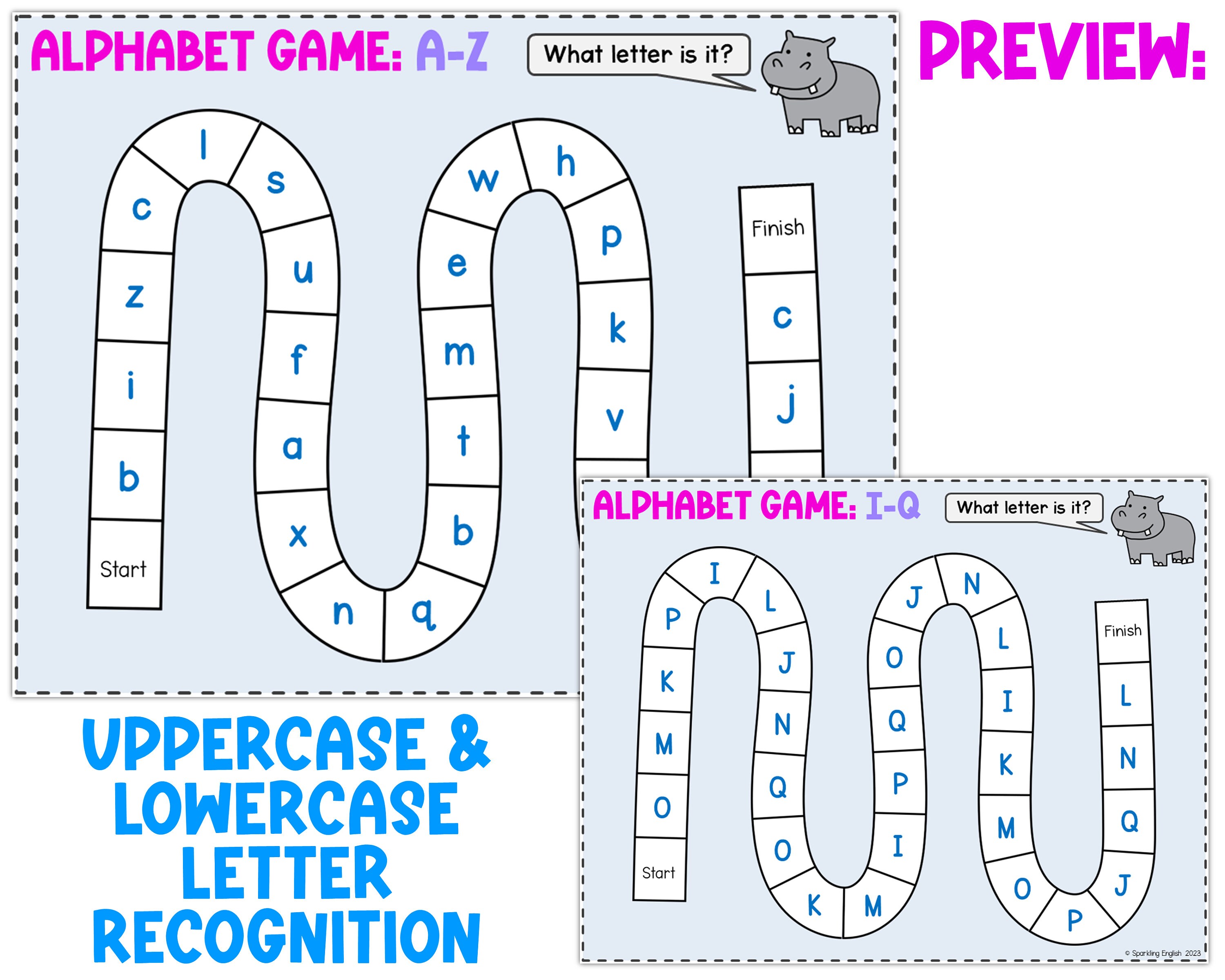 Alphabet Board Games | Printable and Digital Alphabet Activity ...