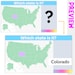 50 States Map Quiz #1 - Identify the State on US Map - Interactive ...