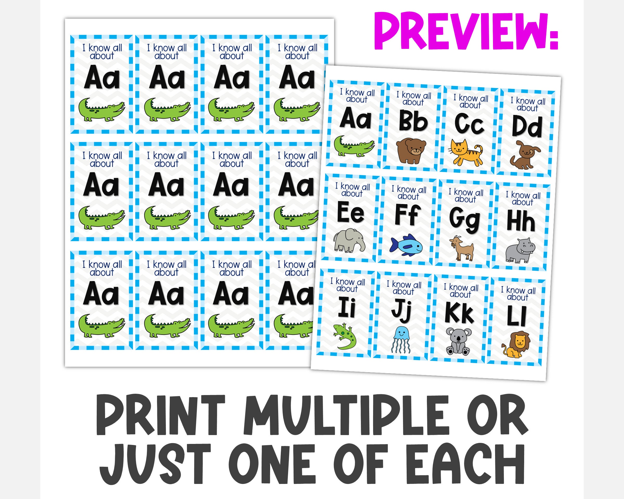 Alphabet Reward Badges | Achievement Reward for Pre-k Preschool and ...