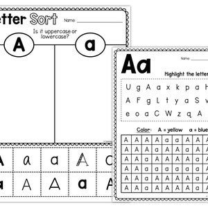 Letter of the Week A to Z Alphabet Curriculum for Pre-k and - Etsy