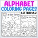 Alphabet Coloring Pages - Animal Alphabet Book - Printable ABC Coloring ...