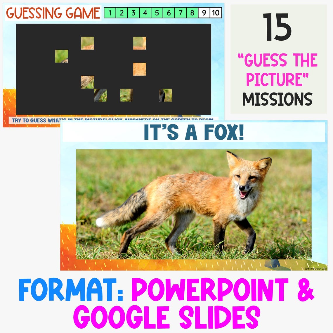 Fall Guess the Picture Guessing Game | Fun Friday Brain Break Activity ...