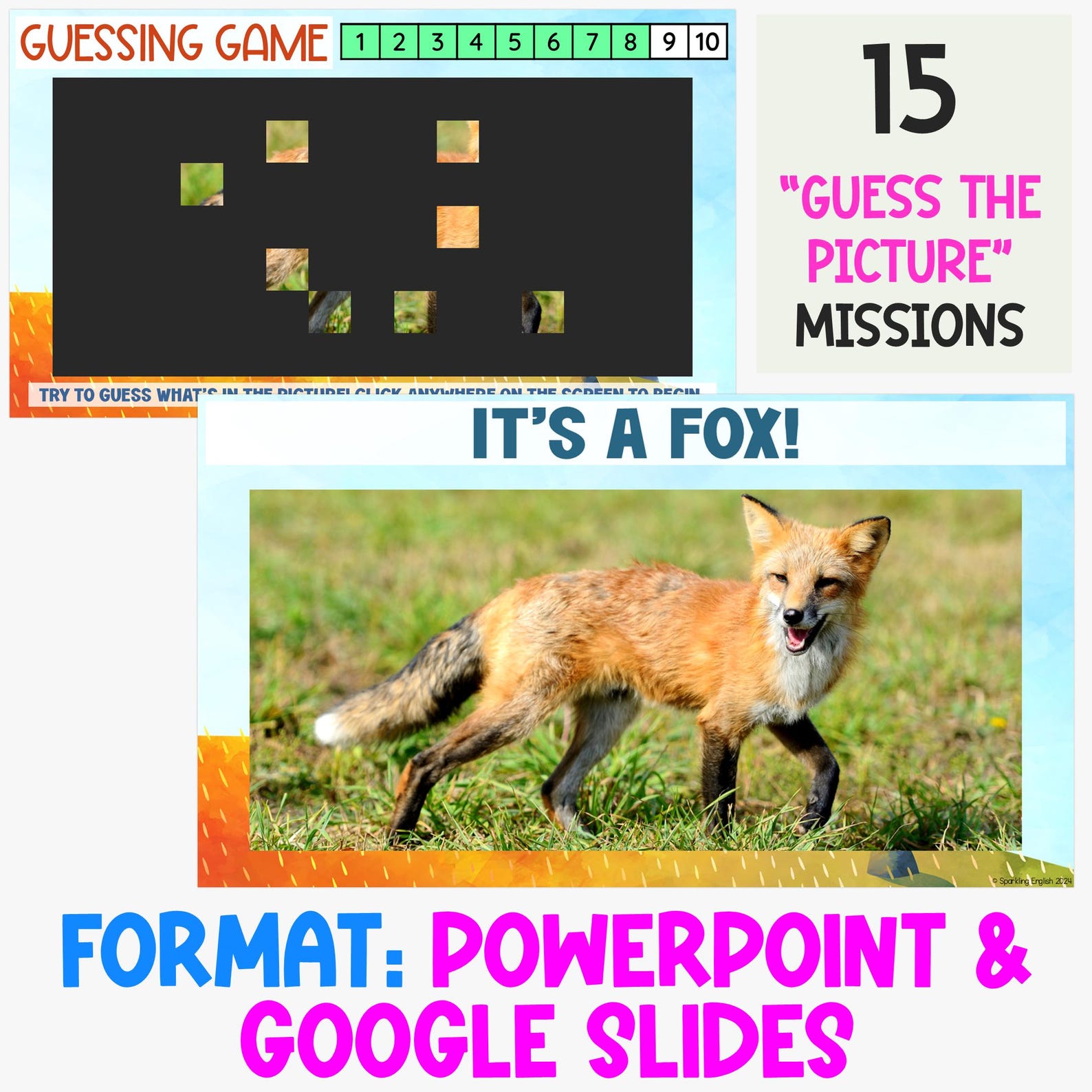 Fall Guess the Picture Guessing Game | Fun Friday Brain Break Activity ...