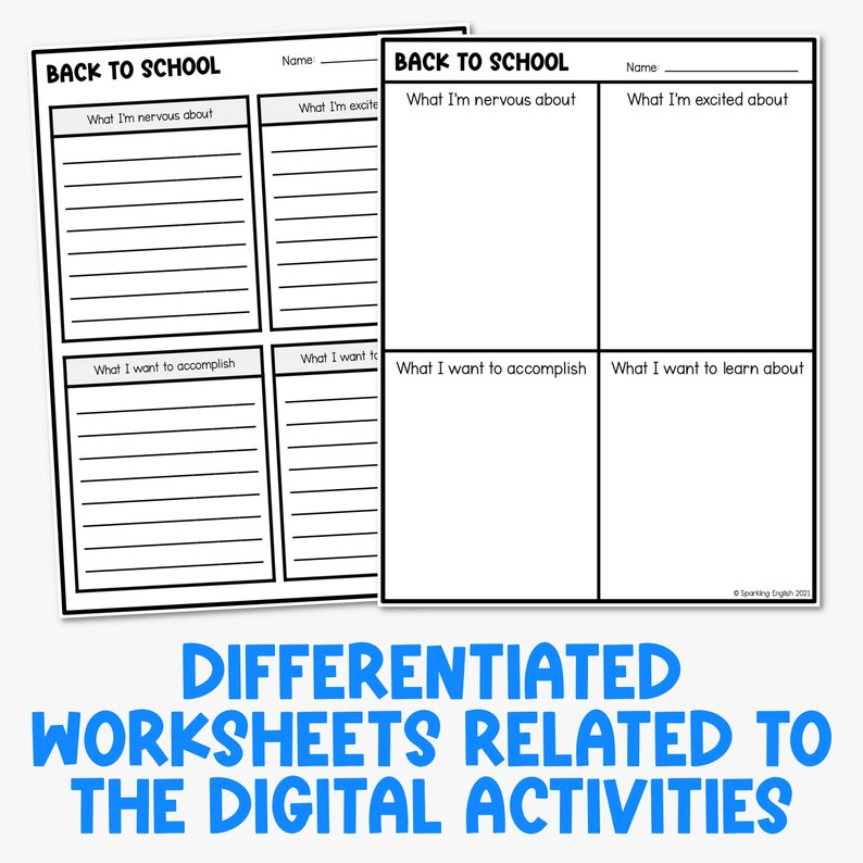 Back to School Activities | Back to School Party | Digital Back to ...