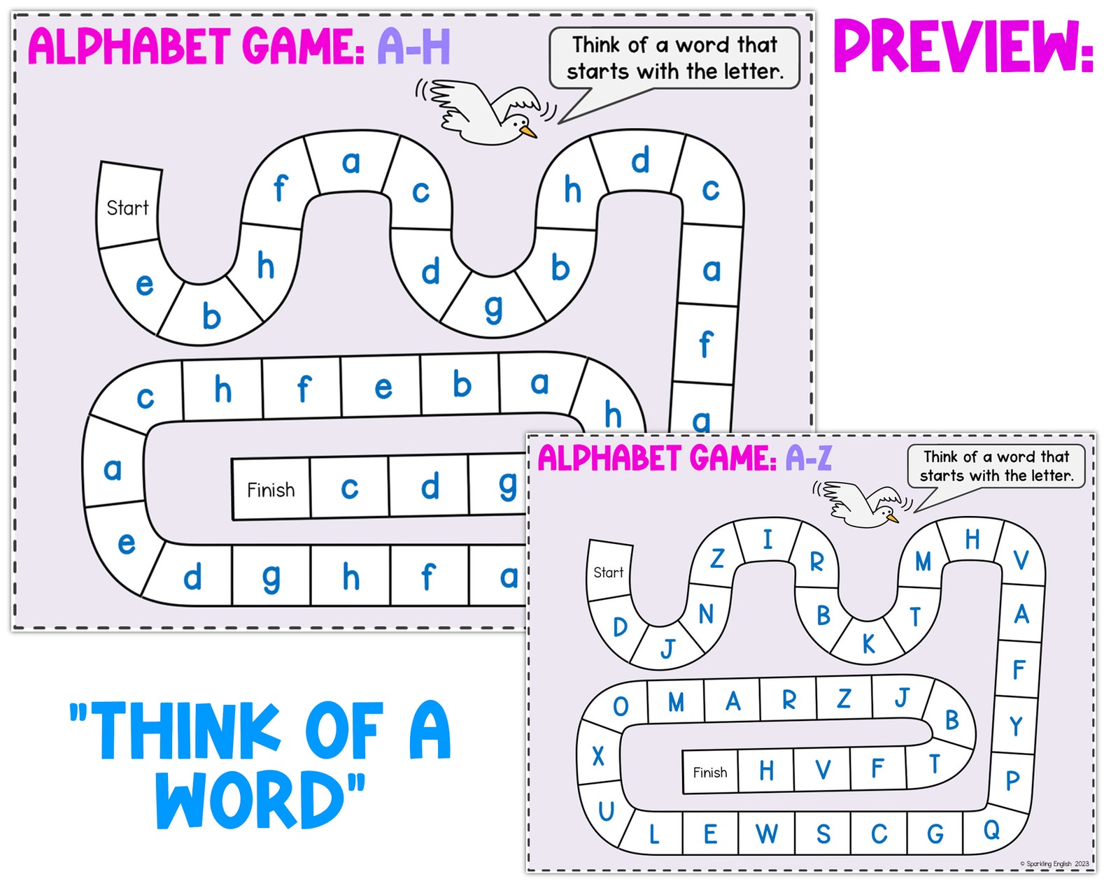 Alphabet Board Games | Printable and Digital Alphabet Activity ...