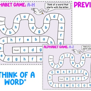 Alphabet Board Games | Printable and Digital Alphabet Activity ...