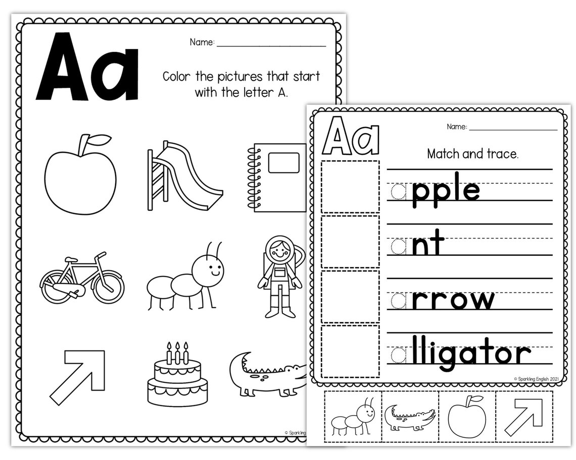 Letter of the Week A to Z Alphabet Curriculum for Pre-k and - Etsy