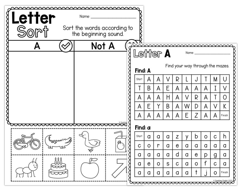 Letter of the Week A to Z Alphabet Curriculum for Preschool - Etsy