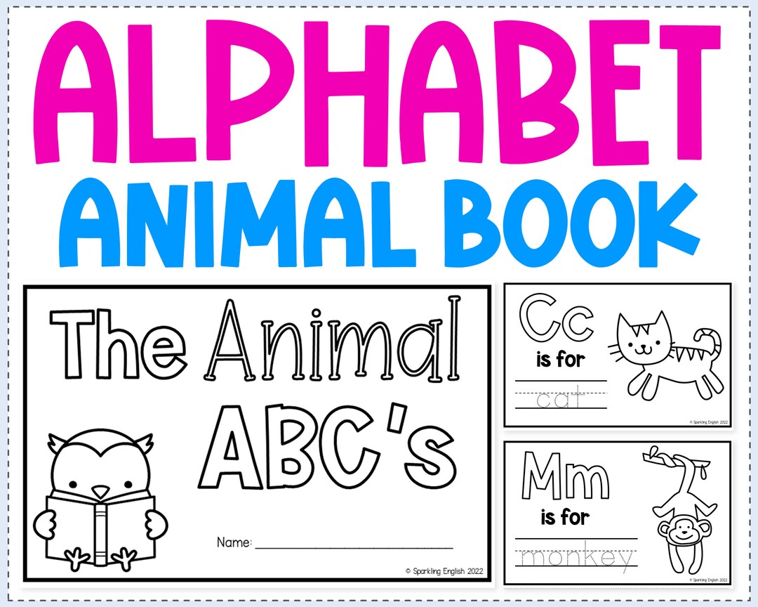 The Animal Abc's Animal Alphabet Book Alphabet - Etsy
