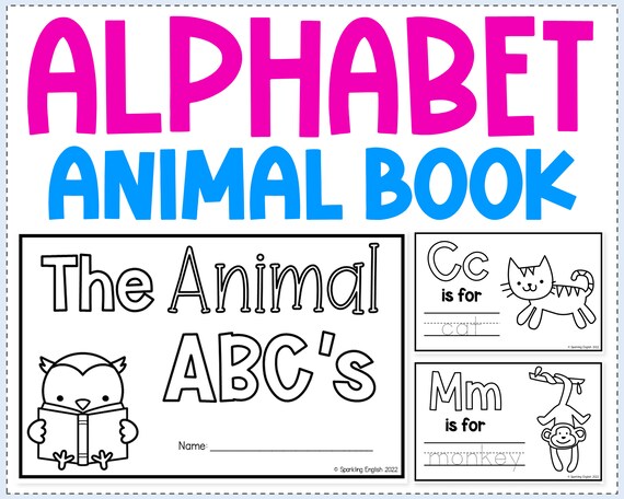 The Animal Abc's Animal Alphabet Book Alphabet - Etsy