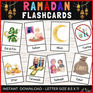 30 Ramadan Vocabulary Flashcards | Islamic Classroom Activities ...