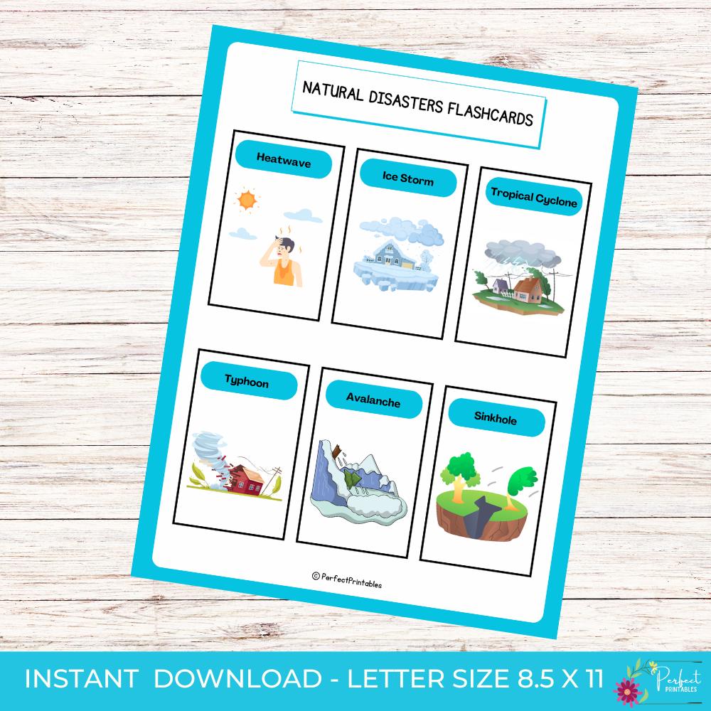 Natural Disasters Flashcards | Weather & Disaster, Calamities Geography ...