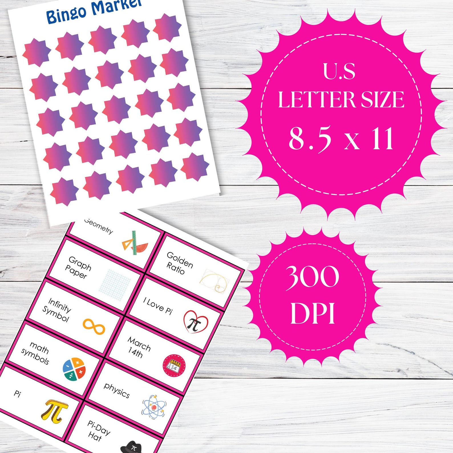 No Prep Pi Day Bingo Game | A Fun Math/pi Day Activities for Kids ...