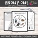 Life Cycle of a Snowy Owl Worksheet- Winter Animal Science Unit Study ...