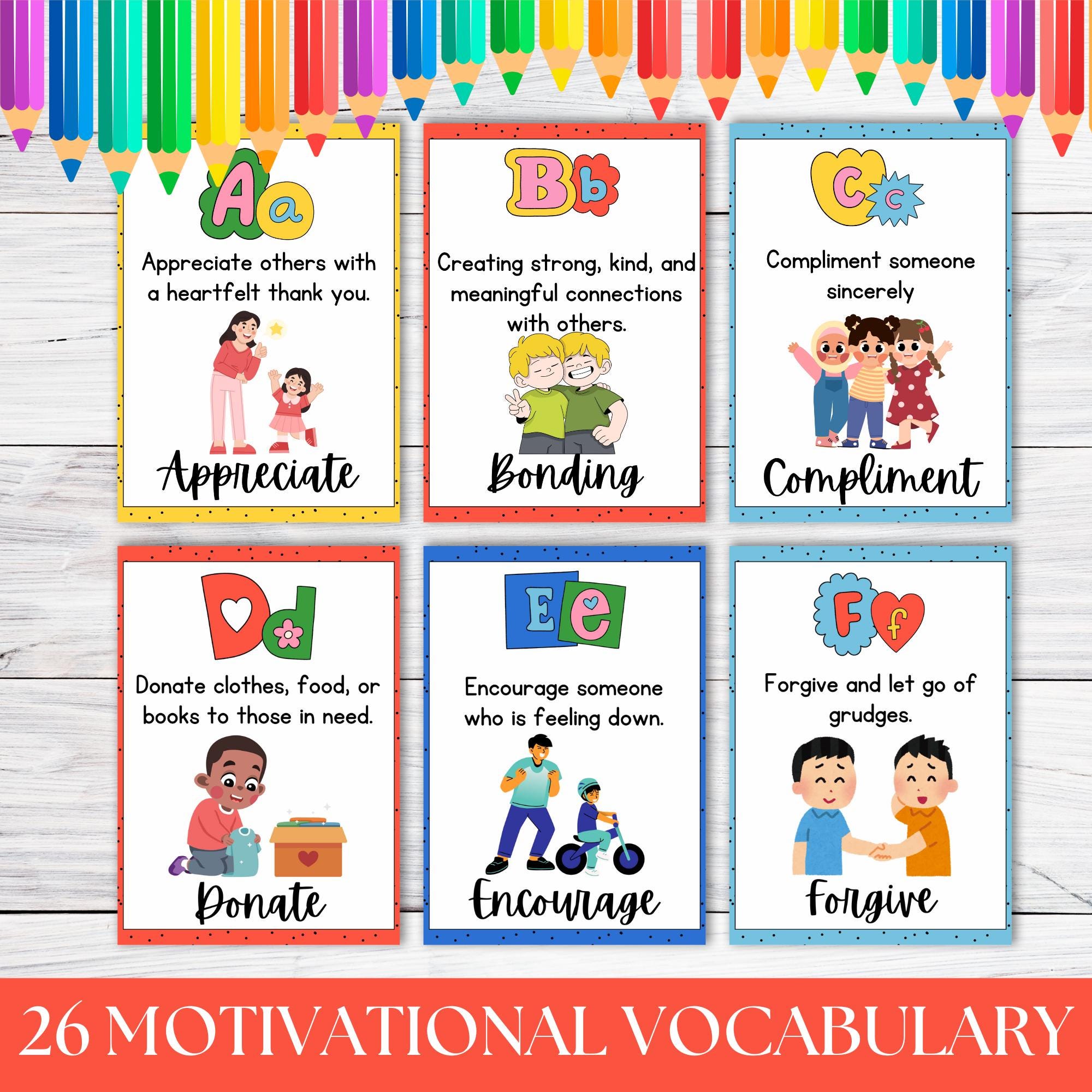 Abc's of Kindness Alphabet Poster | Random Acts of Kindness Week ...