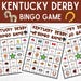 No Prep Kentucky Derby Bingo Game | A Fun Derby Party Game | Horse Race ...