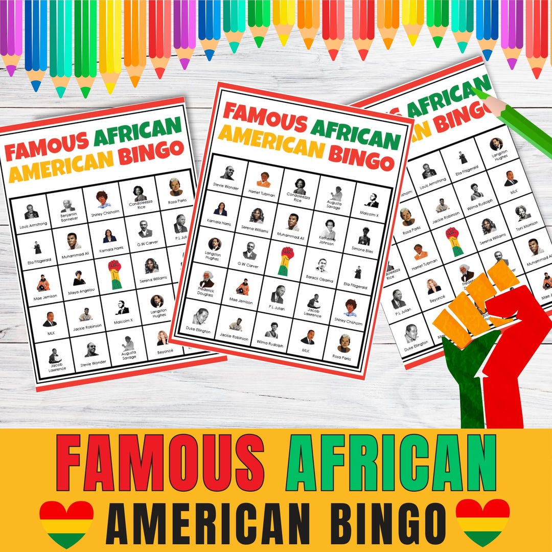 Famous African American Flashcards | Black History Month Activities, 30 ...