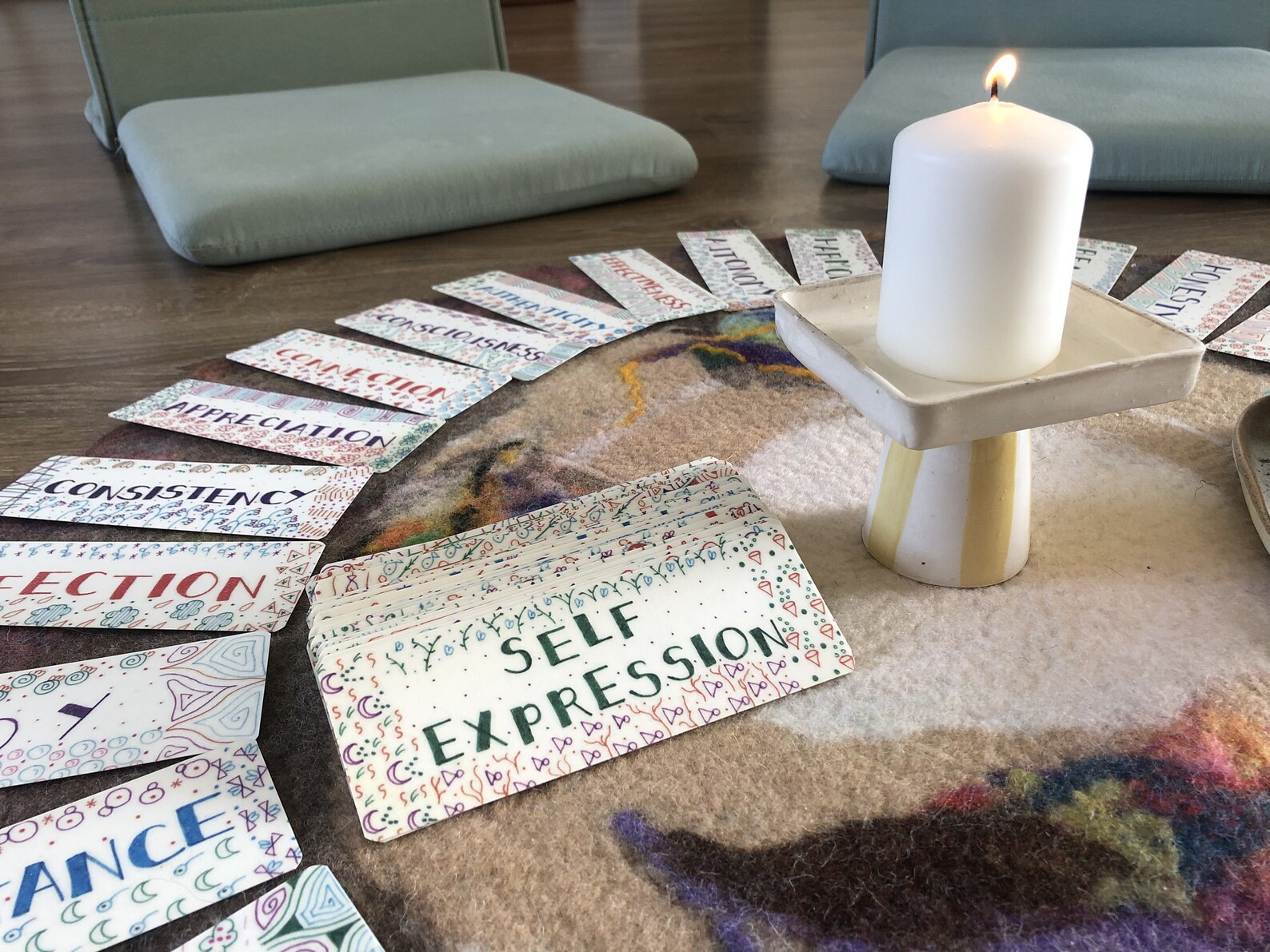 Value Cards With Patterns, Self Awareness Cards for Adults, Nonviolent ...