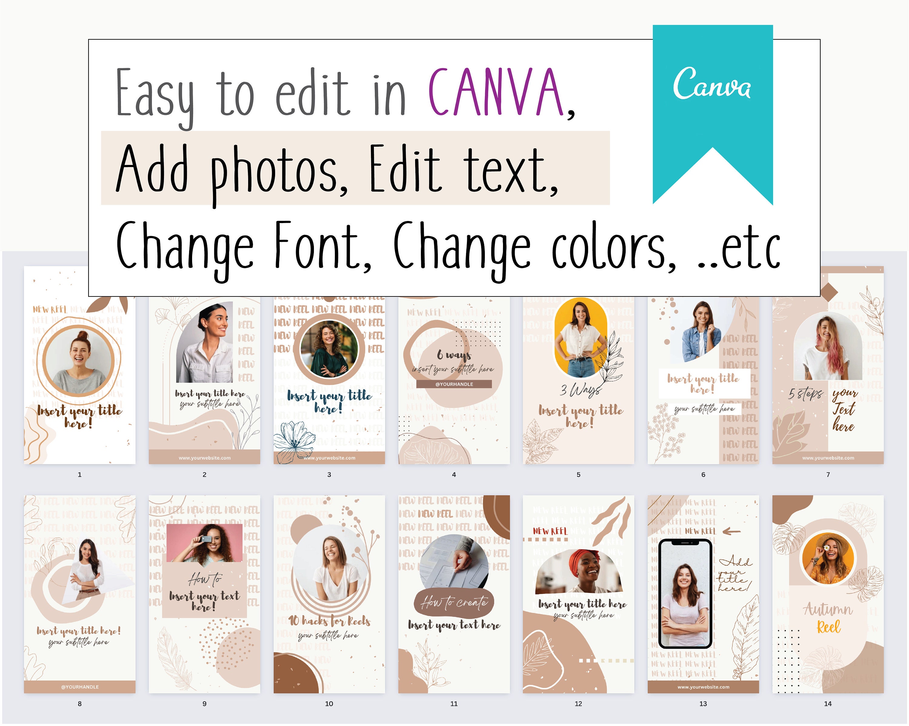 14 Instagram Reel Templates | Canva Templates for Instagram Reels ...