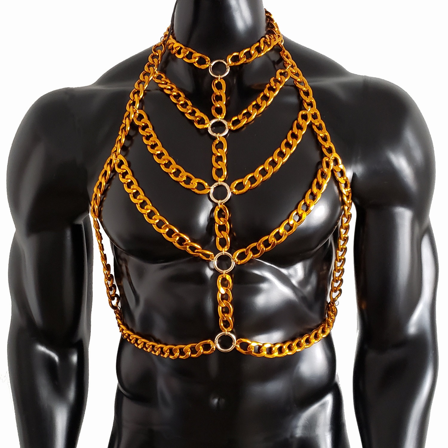 Body Chain/Body Harness/Chain Harness/Men Body Harness/Chest | Etsy Body Chain/Body Harness/Chain Harness/Men Body Harness/Chest | Etsy