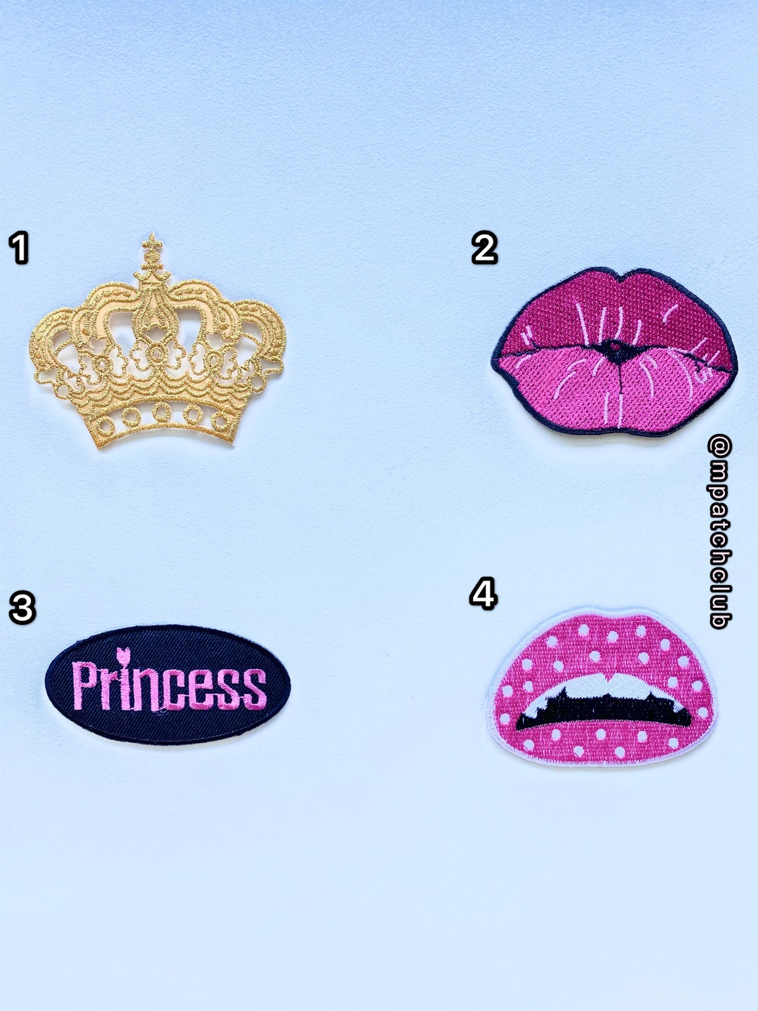 Girly Pink Lips Princess Crown King Queen Gold Smooch Kiss - Etsy.de