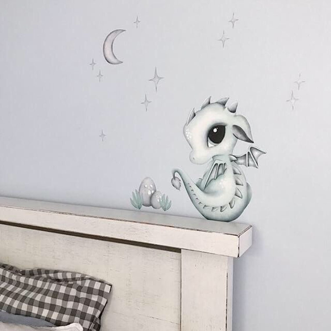 WALL DECALS Dex the Dragon - Etsy