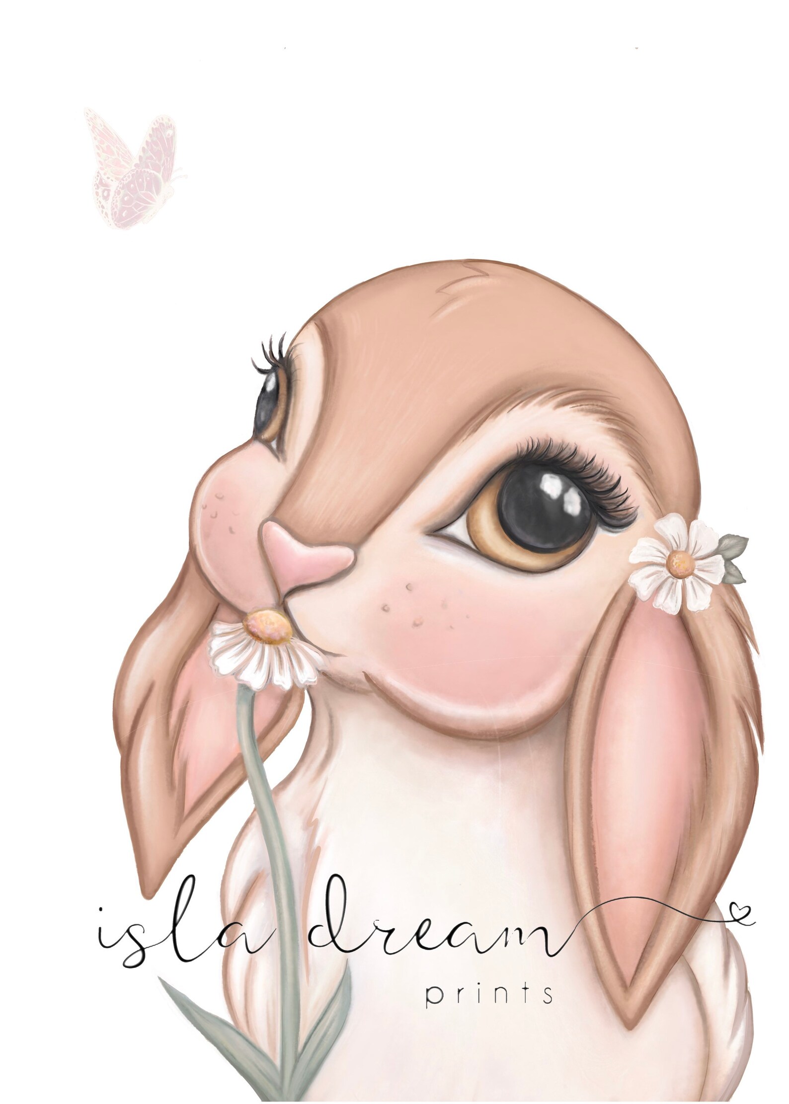 FAWN the Bunny. Art Print | Etsy