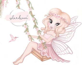Crysta the Fairy. Art Print | Etsy