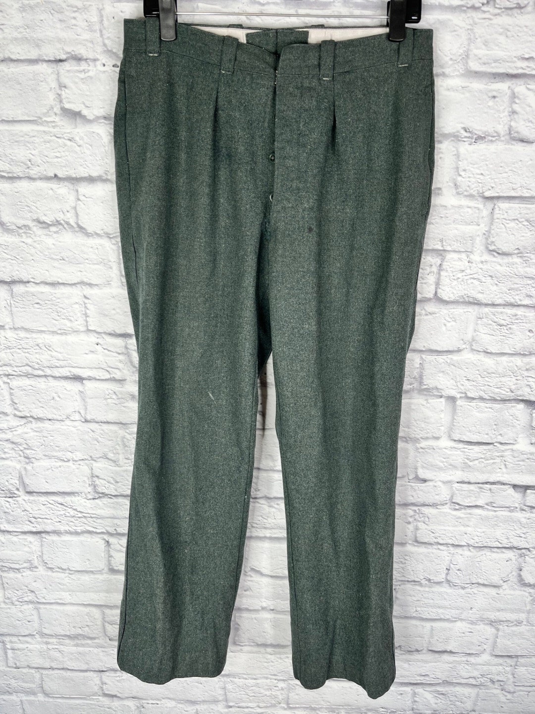 Vintage European Military Wool Field Pants Size: 34 X 30 - Etsy