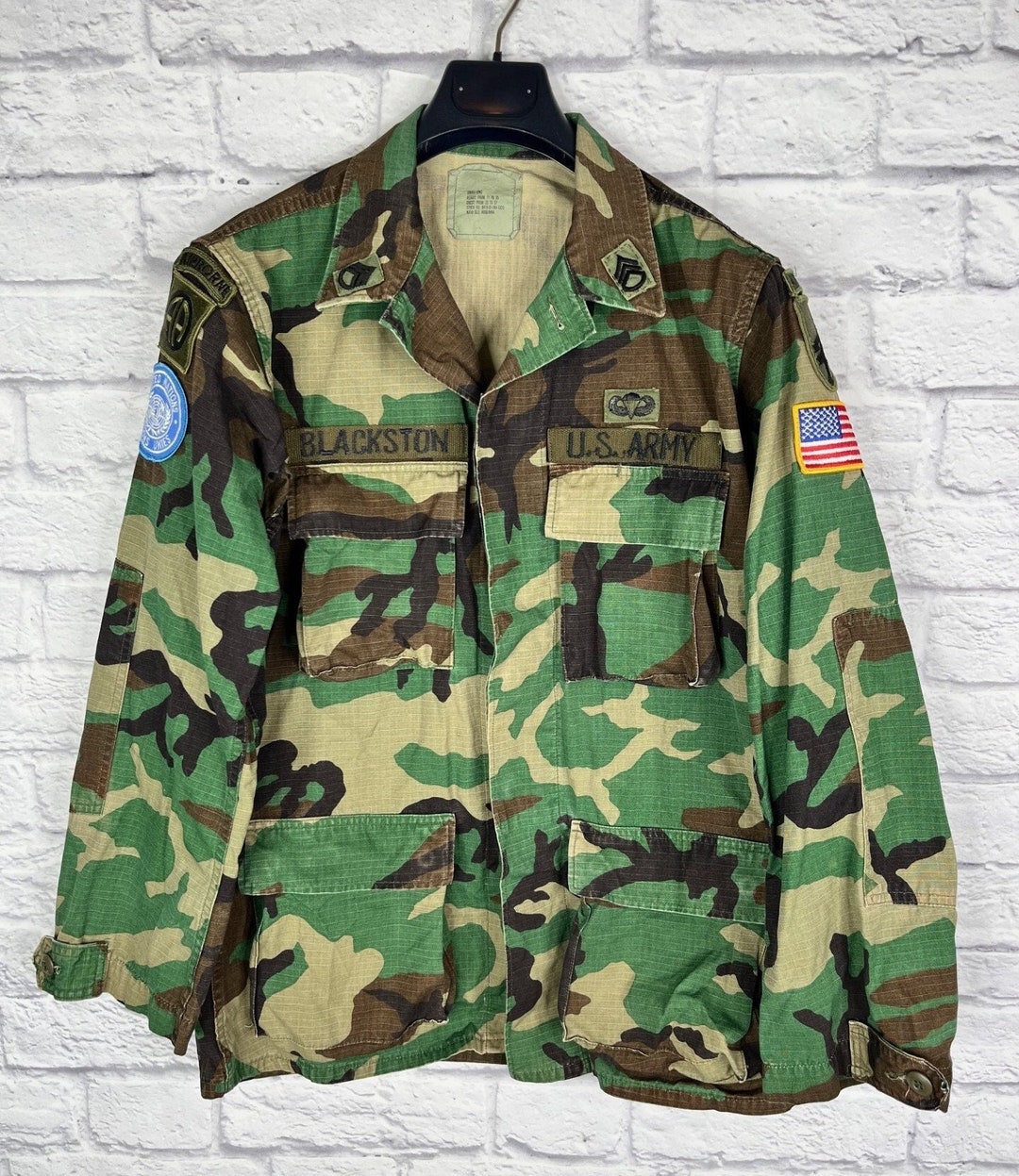 Named U.S. Army Civil Affairs Summer Weight BDU Jacket Size: Small ...