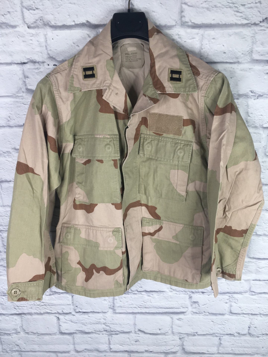 Winter Weight 1st Pattern 3-color DCU Combat Jacket Size: Small X-short ...