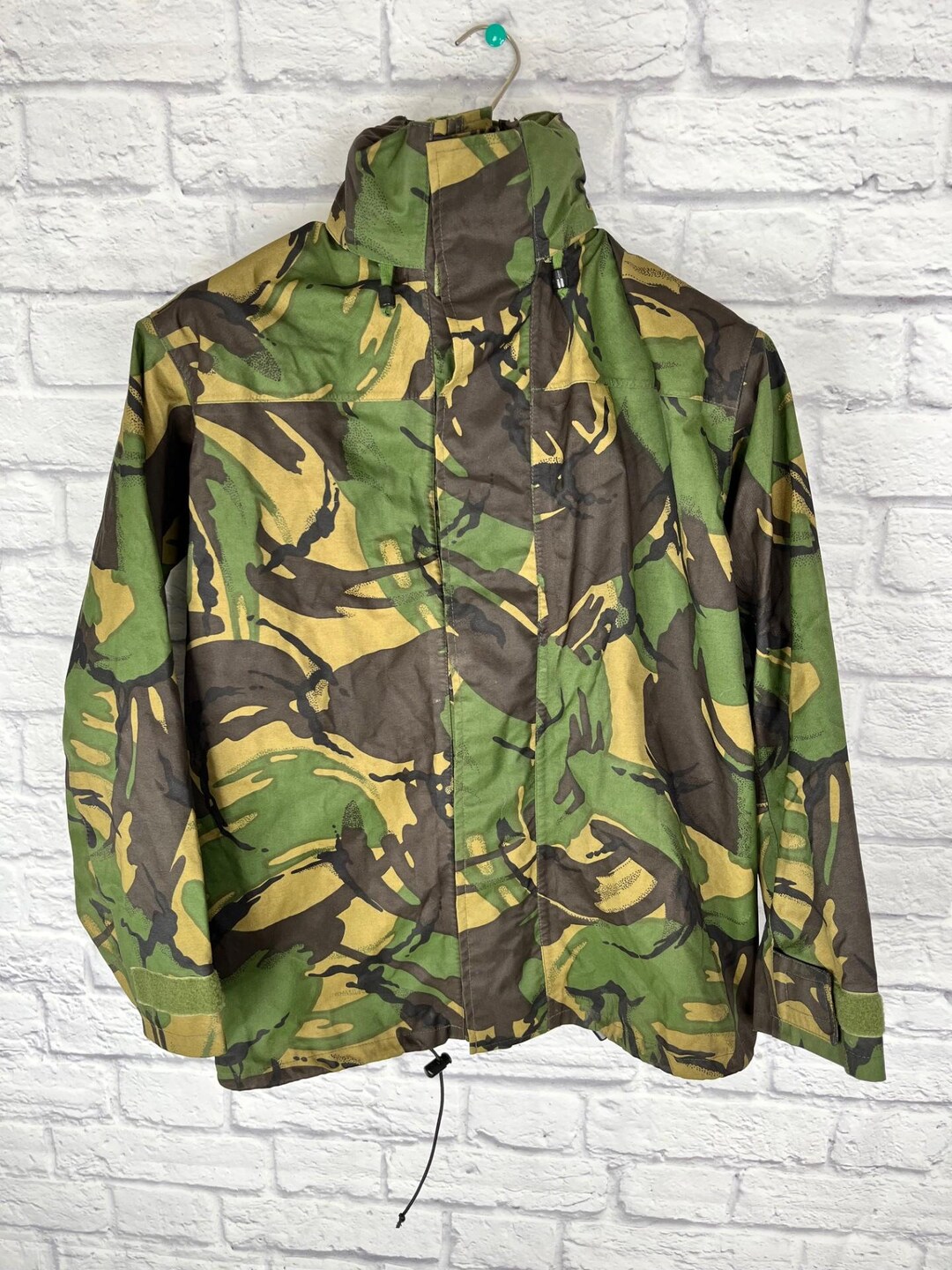 Vintage British DPM Camouflage Lightweight Waterproof Wet Weather Parka ...