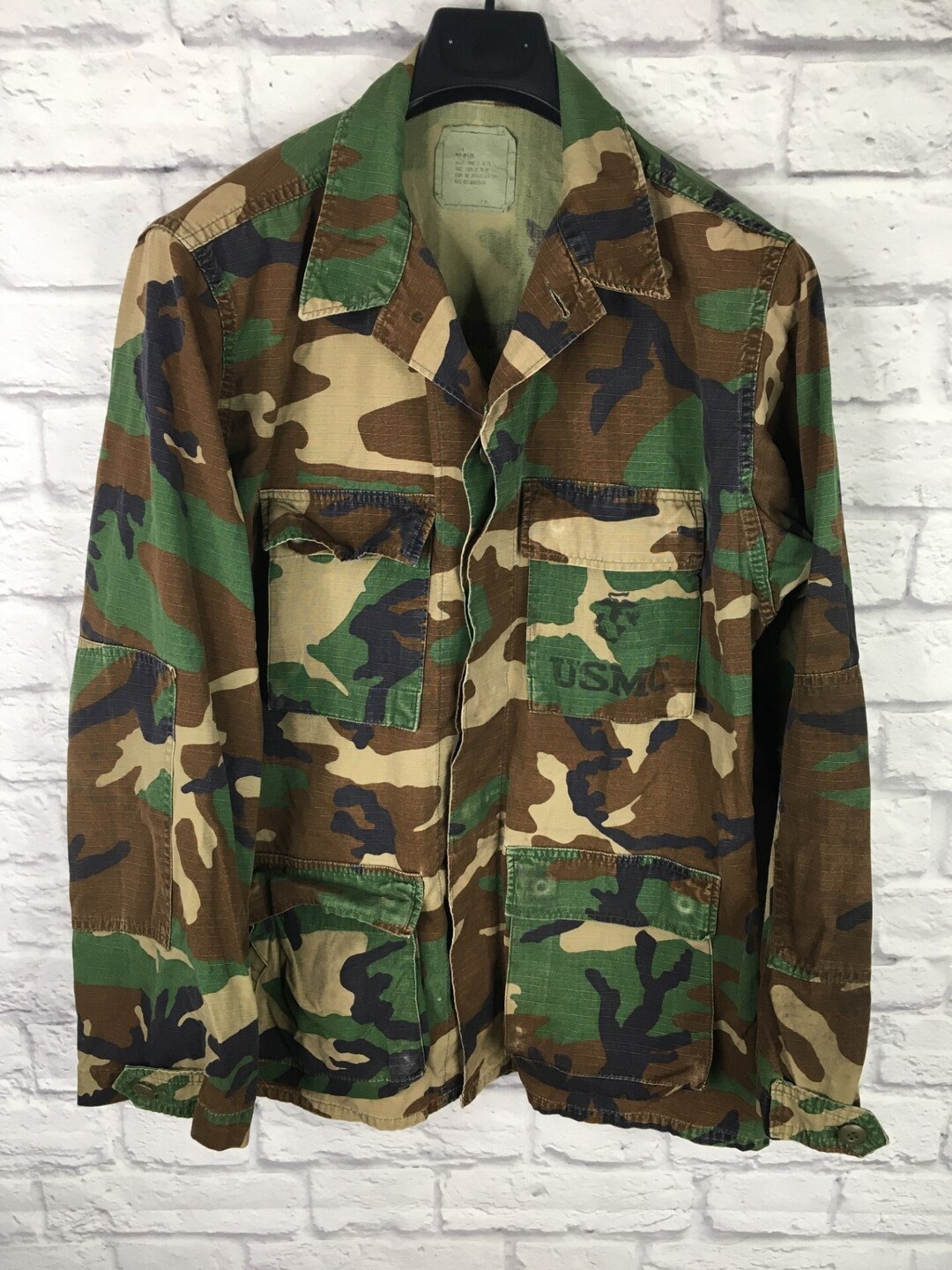 USMC Marked Summer Weight BDU Jacket Size: Medium Long 1 - Etsy