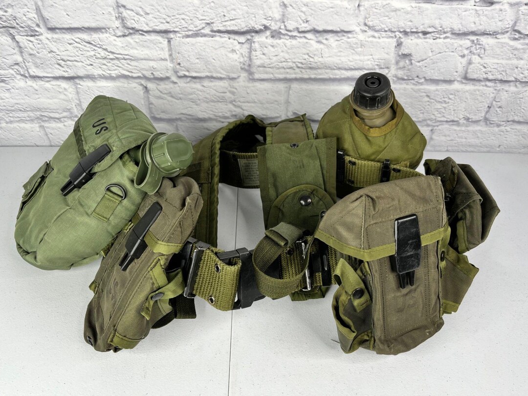 Vintage U.S. Military LC-2 LBE Set 3, Field Gear, Army Gear, Military ...