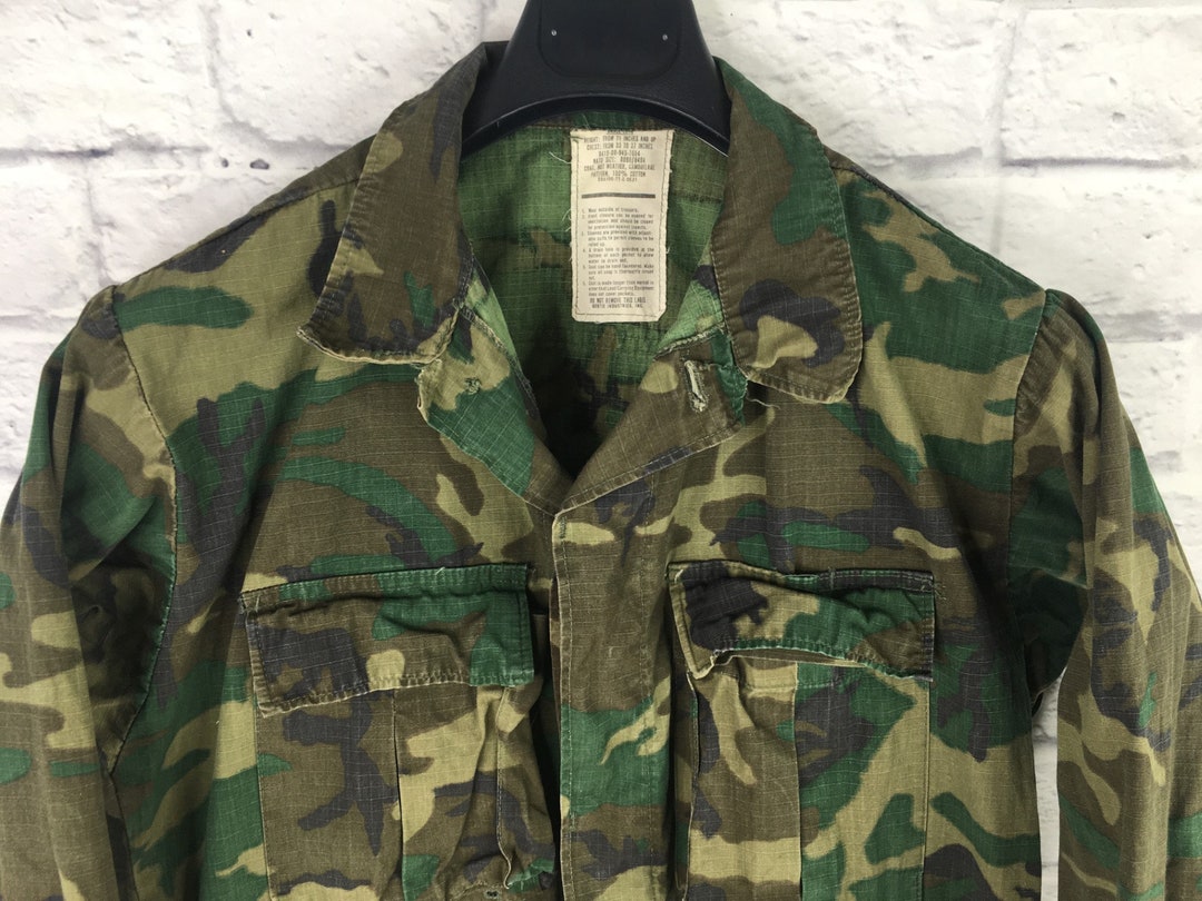 Rapid Deployment Force (RDF) ERDL Hot Weather Combat Jacket Size: Small ...
